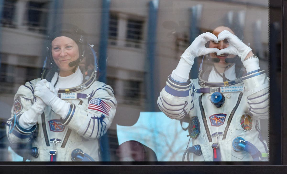 Watch: Soyuz crew welcomed on board ISS as hatch opens | The Independent