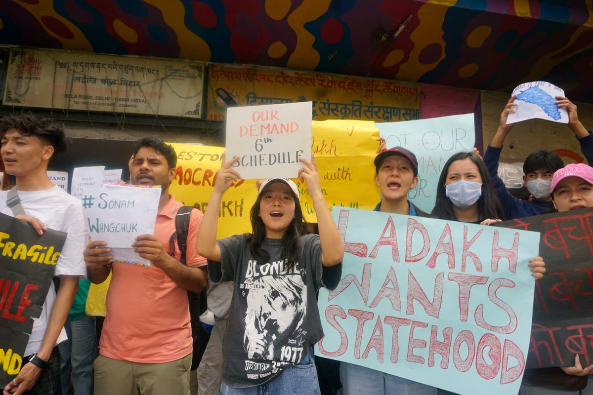 Protests in remote Ladakh enter 3rd week. Locals demand protection of ... Protests in remote Ladakh enter 3rd week. Locals demand protection of ...