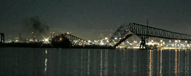 Key Bridge collapse mapped: Where is the Baltimore bridge in the US and ...