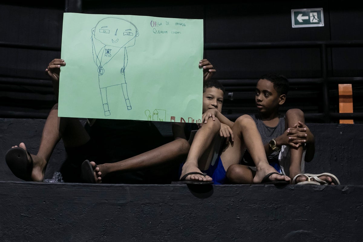 Kids' drawings reflect regular violence shaping their lives in a Rio de ...