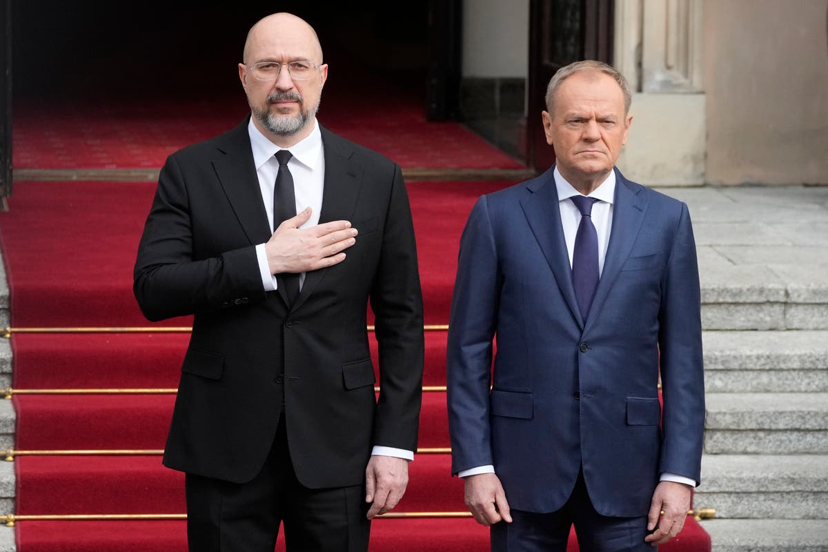 Poland and Ukraine leaders discuss regulating Ukrainian food imports to ease farmer discontent ...