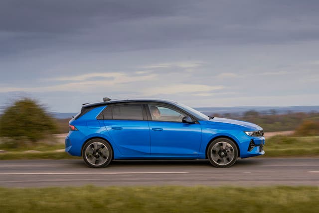 Cobolt from the blue: Vauxhall Astra Electric Ultimate | The Independent