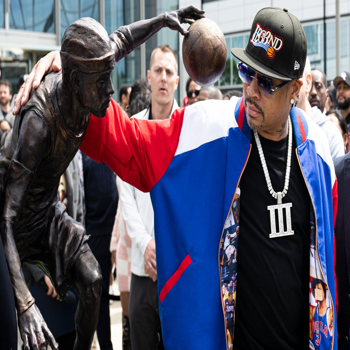Allen Iverson 76ers Skyting