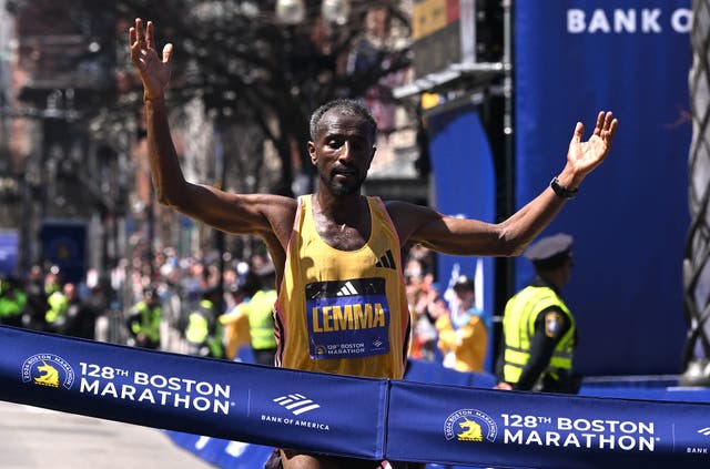 Boston Marathon 2024 LIVE: Results as Sisay Lemma wins but misses ...