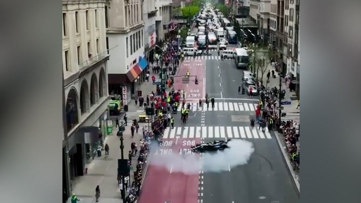 Lewis Hamilton talks iconic Formula One drive down Fifth Avenue☘ ... Lewis Hamilton talks iconic Formula One drive down Fifth Avenue☘ ...