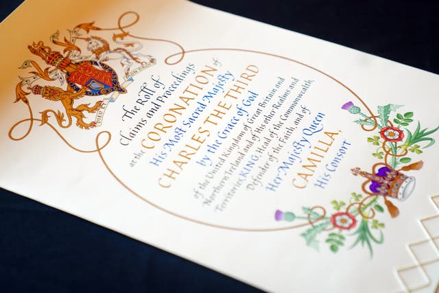 Tiny mistake spotted in King Charles’ new Coronation roll | The Independent