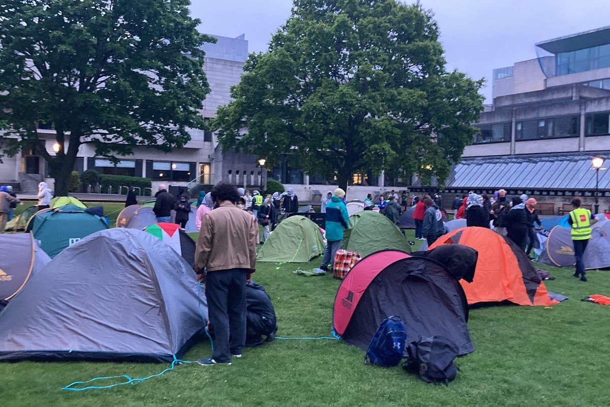 Students at protest camp inside Trinity College vow to stay ...