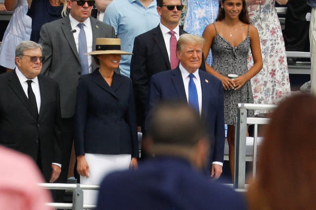 Trump and Melania attend Barron’s graduation together | The Independent