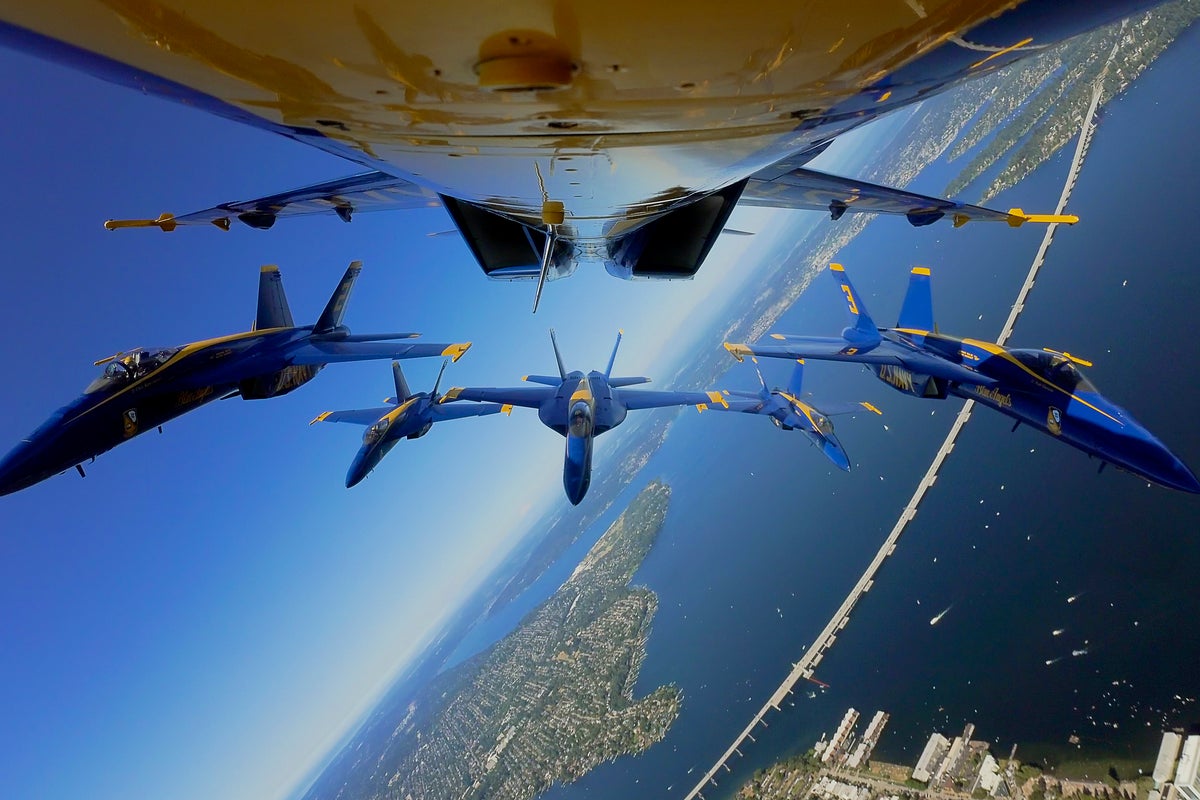 ‘The Blue Angels,’ filmed for IMAX, puts viewers in the ‘box’ with the ...
