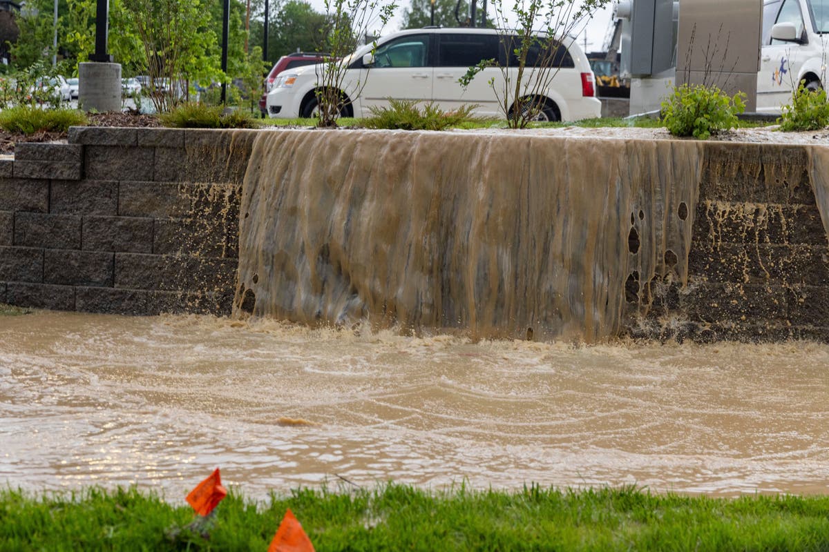 Storms have dropped large hail, buckets of rain and tornados across the ...