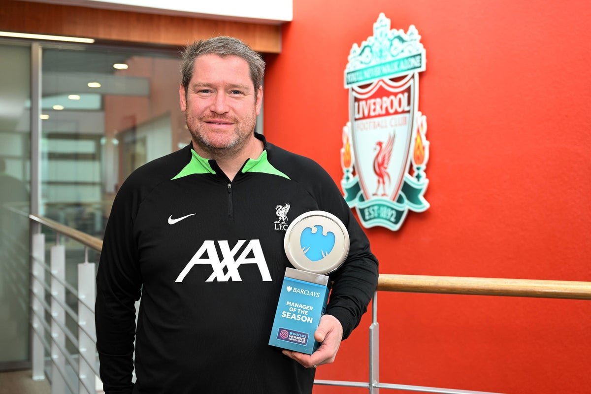 Matt Beard shares credit after being named WSL manager of the season ...