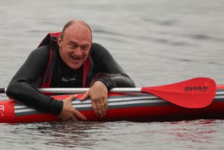 Ed Davey falls into Lake Windermere as he reveals Lib Dem plan to ...