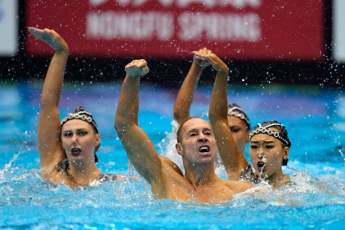 'SNL' lampooned men in artistic swimming. Bill May could be the sport's ...