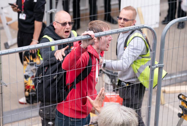 Man who threw objects at Nigel Farage on open-top campaign bus pleads ...