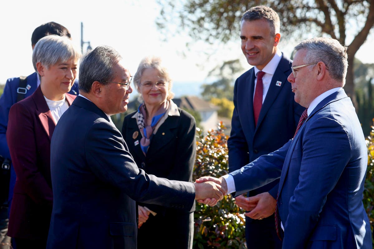 Chinese premier and Australian prime minister meet at Australia's ...