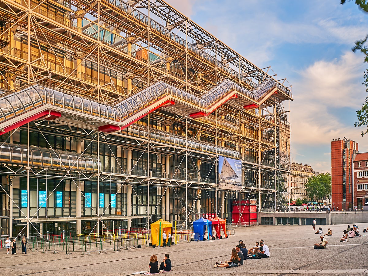 Pompidou Center Structure Max Pompidou Center