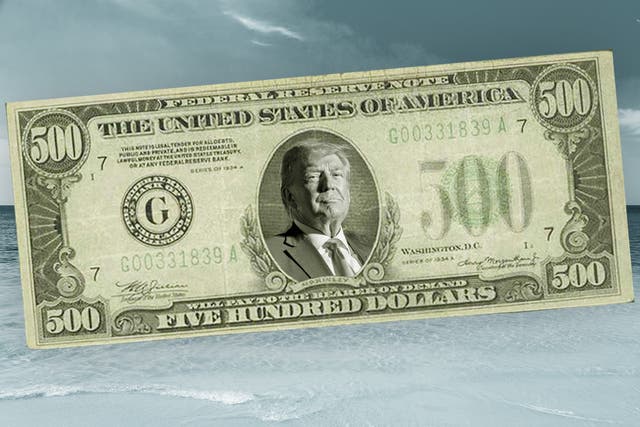 Republicans want to see Trump’s face on the $500 bill | The Independent