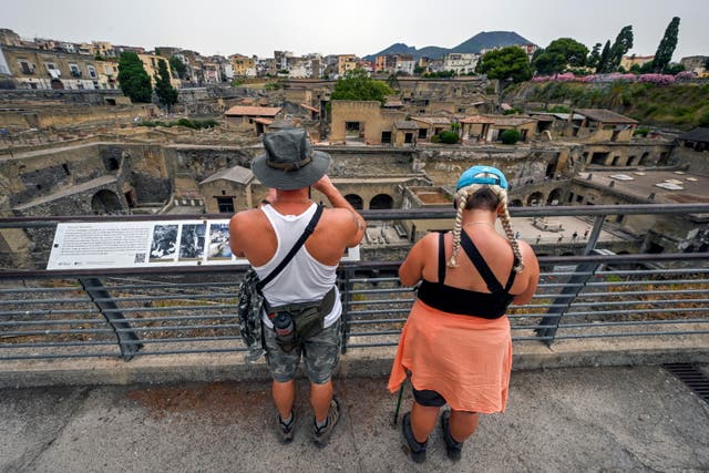 Ancient Roman beach buried by Mount Vesuvius eruption reopens to public ...