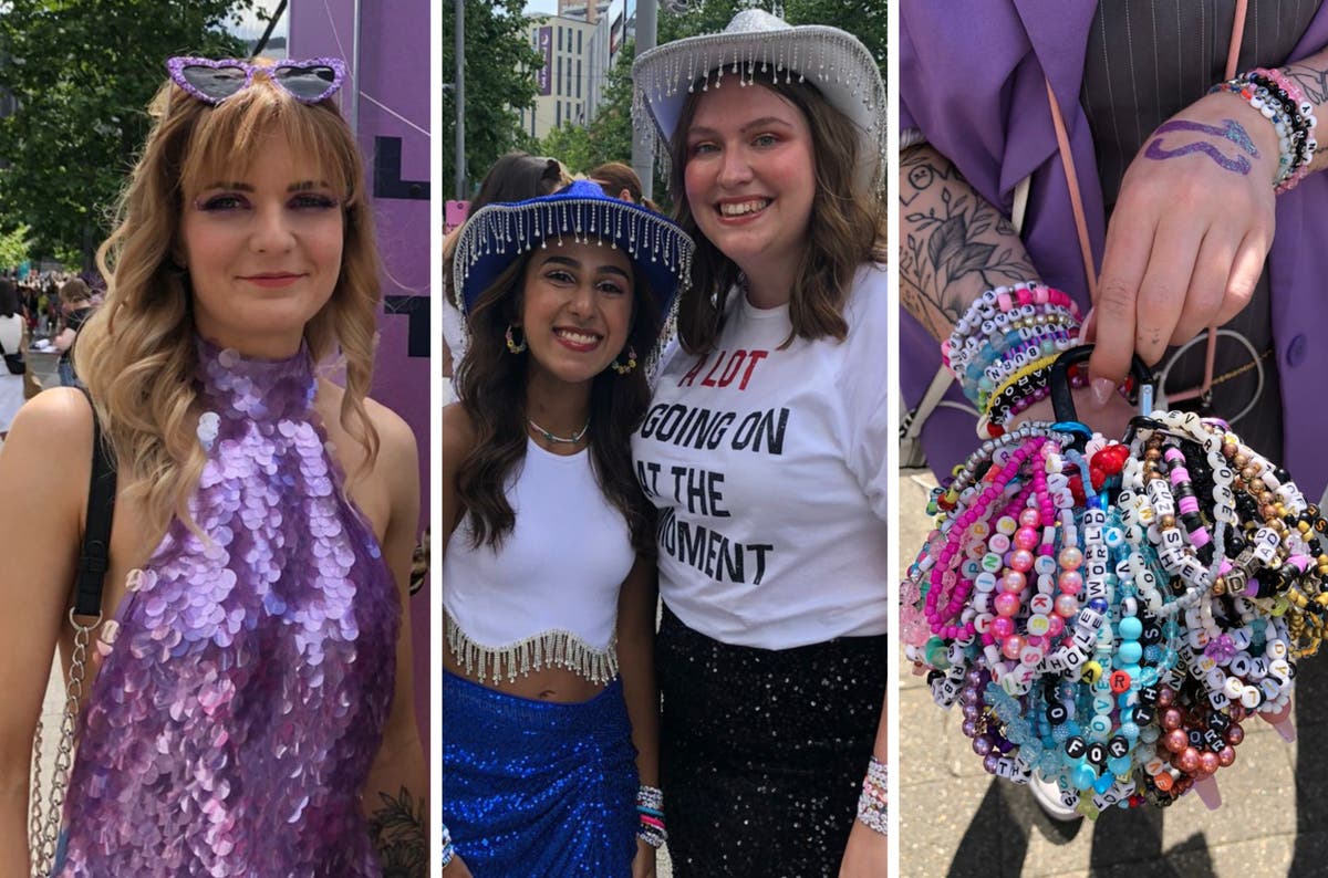 ‘We’ve been planning our outfits for a year’: Swifties flock to Wembley ...
