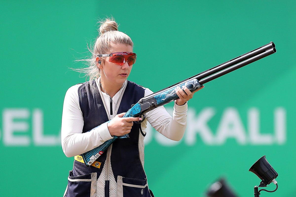 Amber Rutter eyes Olympic shooting gold just three months after giving ...