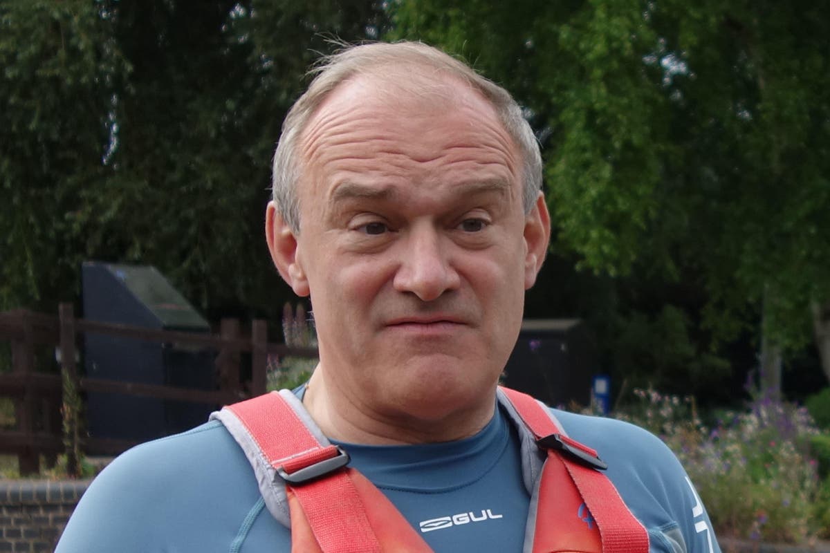 Sir Ed Davey back on the water to highlight state of British rivers ...