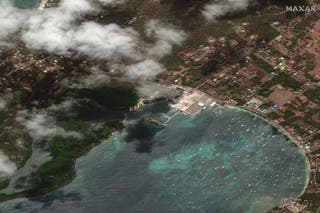 Hurricane Beryl: Aerial images show before and after of storm’s ...