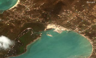 Hurricane Beryl: Aerial images show before and after of storm’s ...