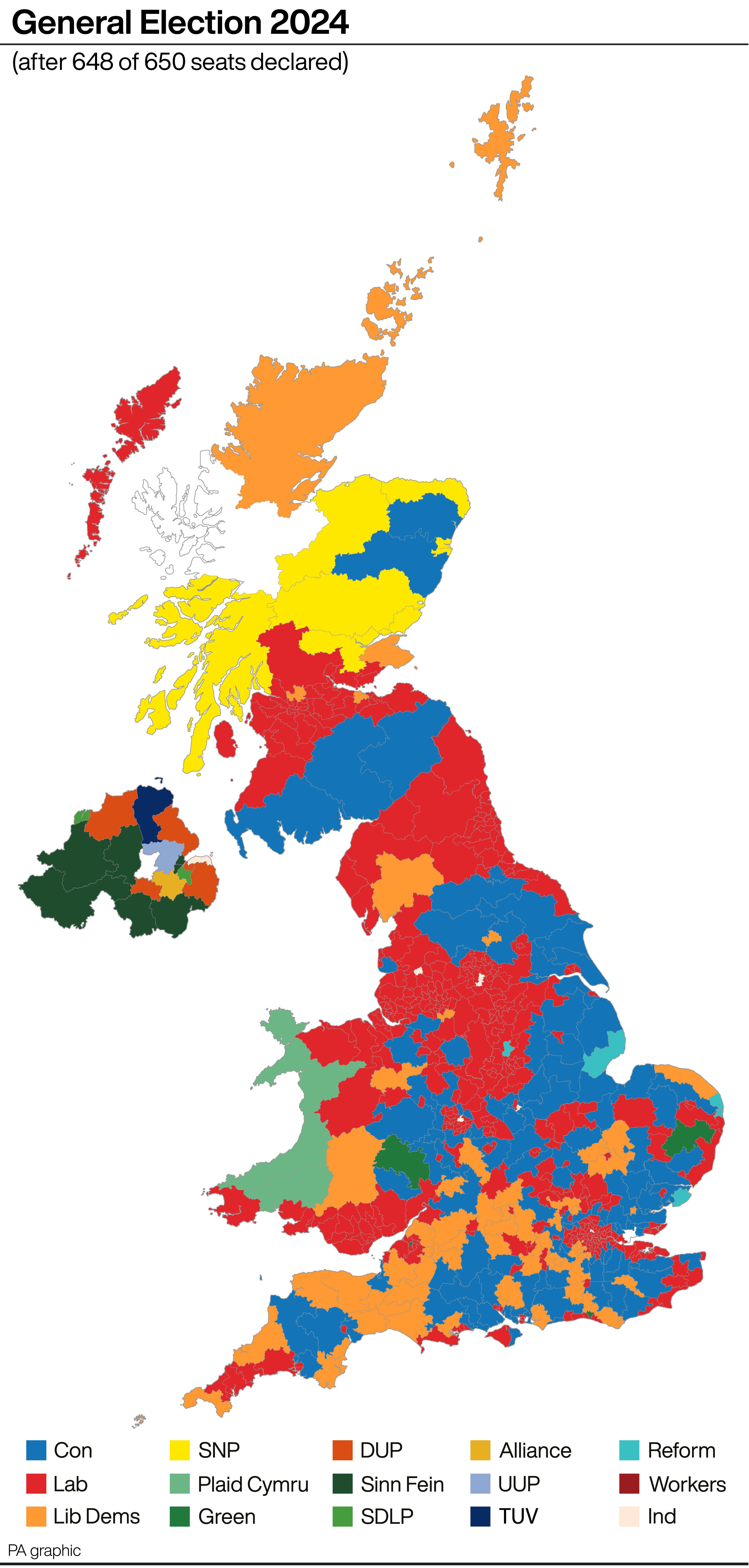 Labour landslide flags how UK elections deliver wins that do not match ...
