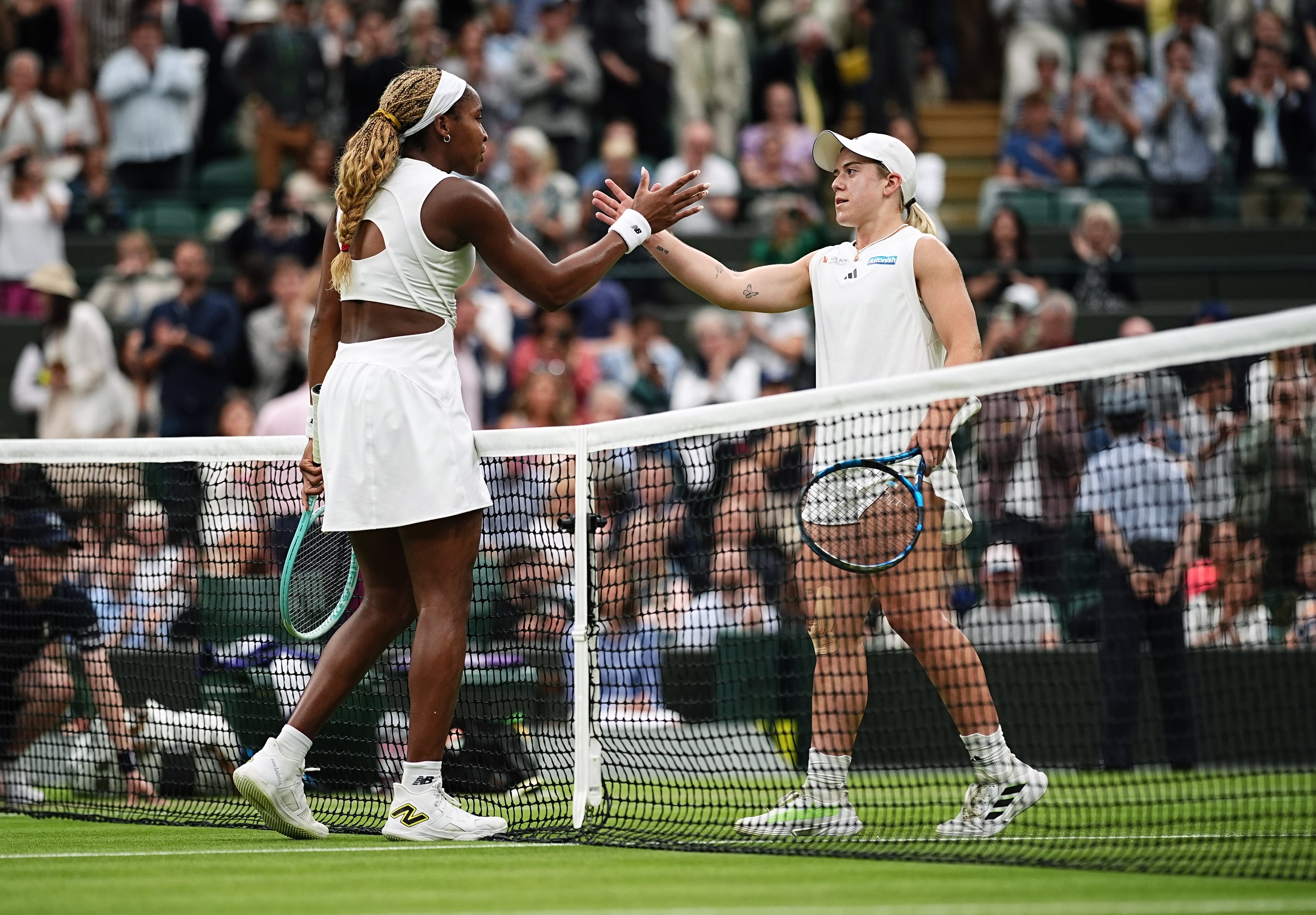Coco Gauff has eyes set firmly on the Wimbledon trophy after equaling ...