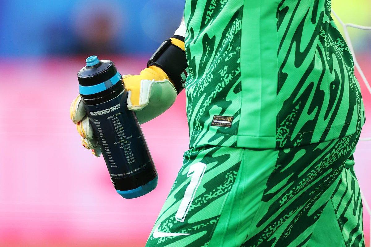 Jordan Pickford’s secret penalty cheat sheet revealed after England ...