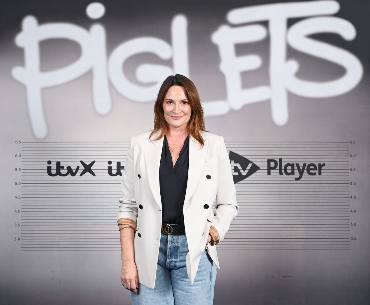 Sarah Parish says controversial police comedy Piglets is ‘silly, on ...