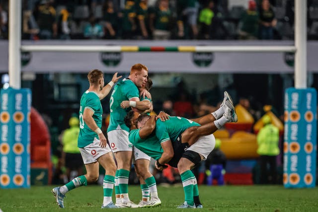 South Africa vs Ireland LIVE rugby: Result after Ciaran Frawley kick ...