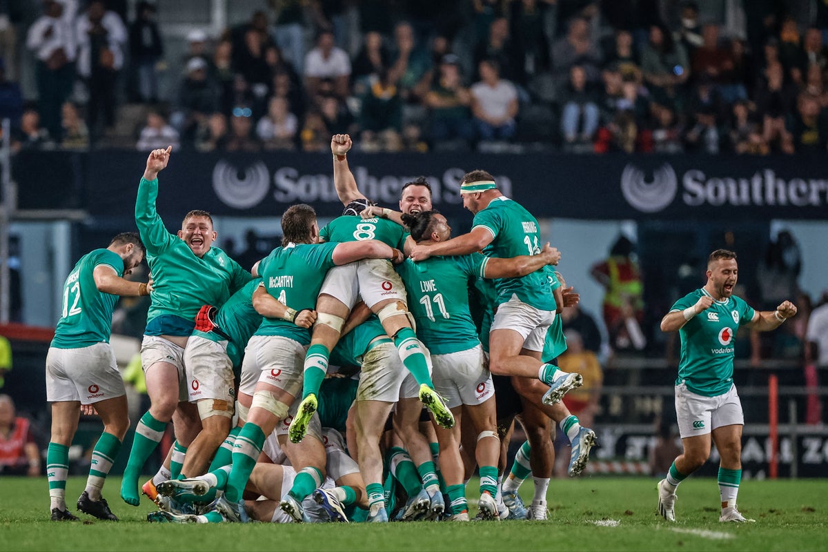South Africa vs Ireland LIVE rugby: Result after Ciaran Frawley kick ...