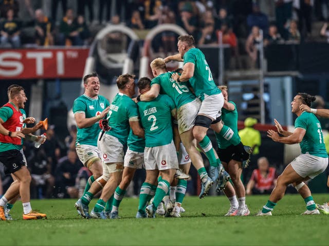 South Africa vs Ireland LIVE rugby: Result after Ciaran Frawley kick ...