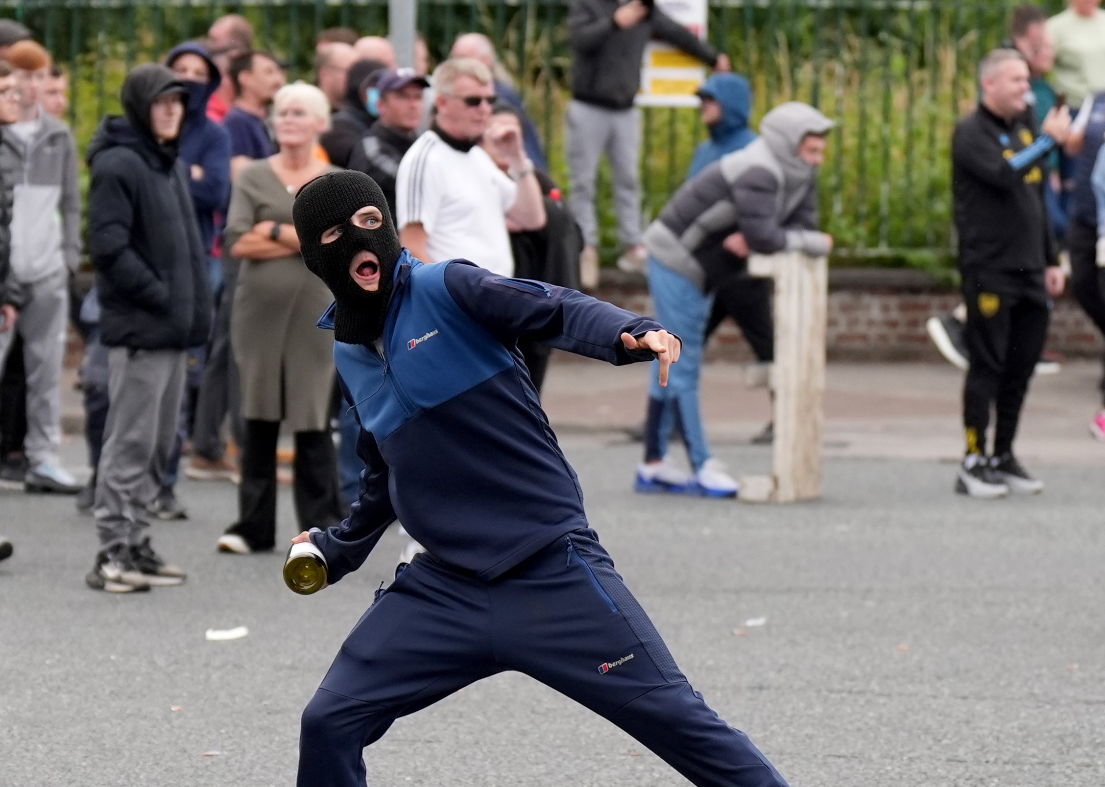 Gardai disperse protesters from site earmarked to house asylum seekers ...
