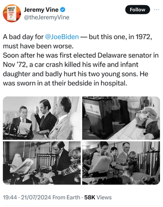 Jeremy Vine deletes ‘unhinged’ tweet about Joe Biden’s fatal family car ...