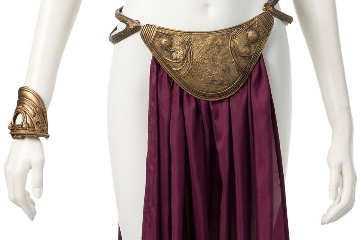 Princess Leia Bikini Costume From Set Of Star Wars Movie Sells At