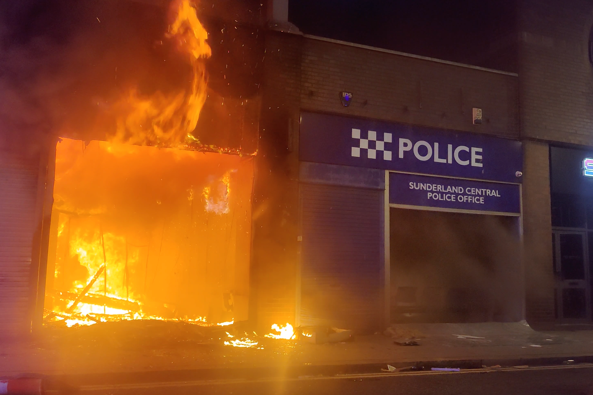 Police station torched and mosques on high alert after rioting spreads ...