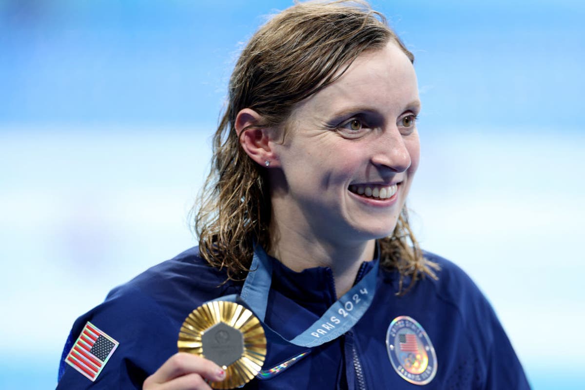 Katie Ledecky makes Olympics history with ninth gold medal in swimming ...