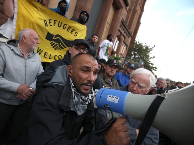 ‘Hate not welcome’: Thousands of anti-racism protesters take to streets ...