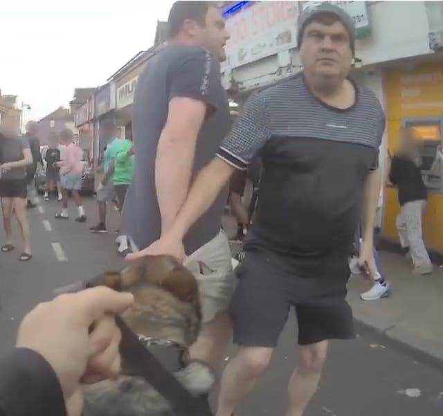 Couple jailed for rioting outside asylum centre following afternoon at ...