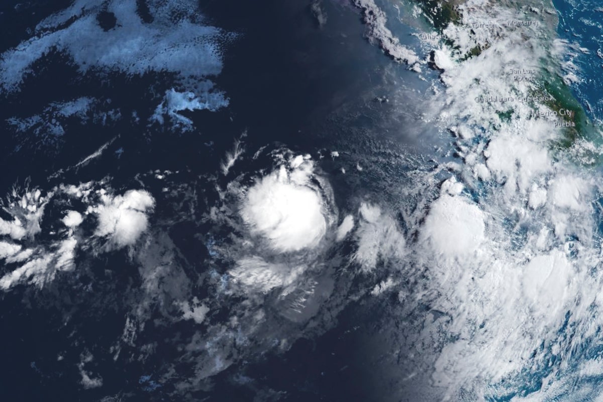 Tropical Storm Gilma is staying away from land as it strengthens in the ...