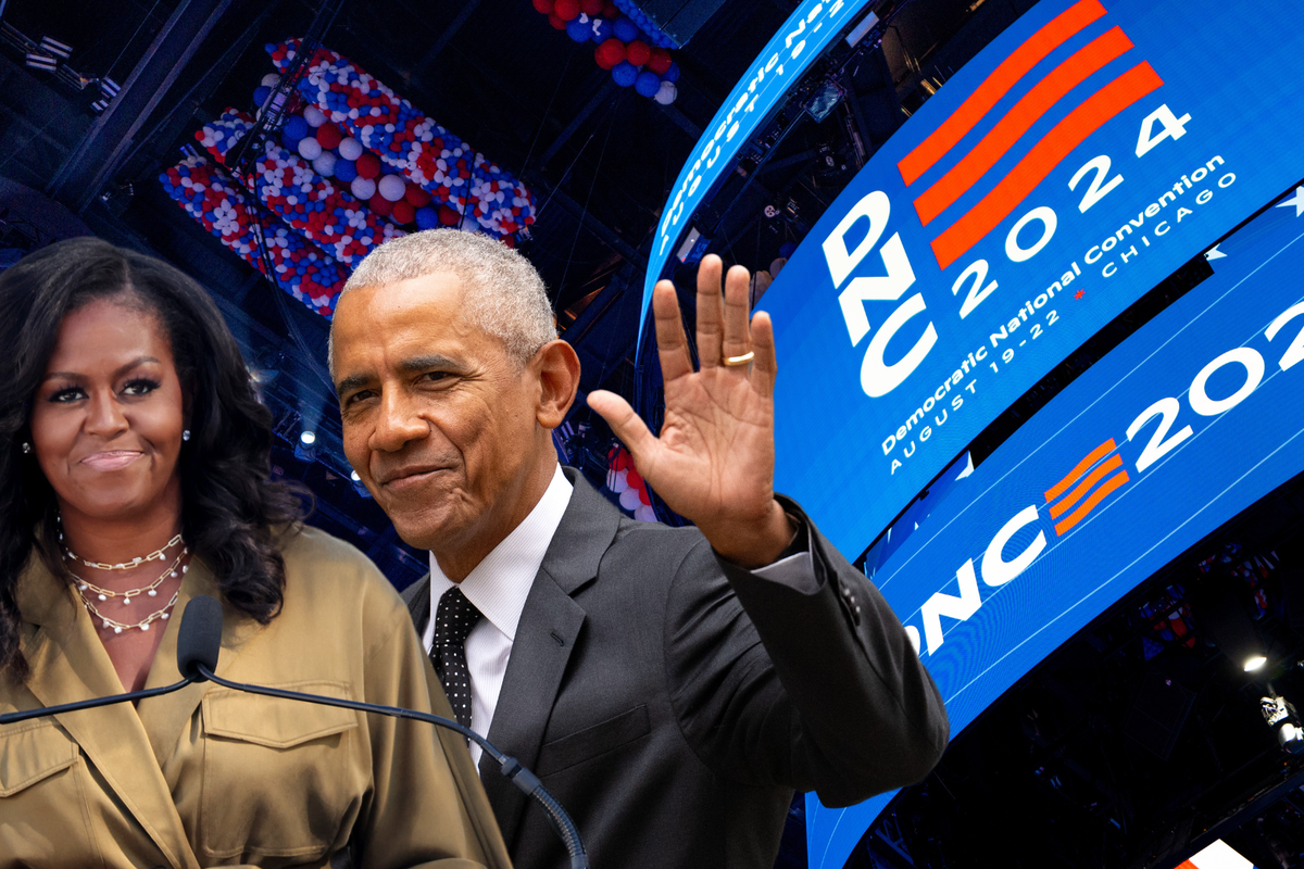 Watch: Barack and Michelle Obama address Democratic National Convention ...