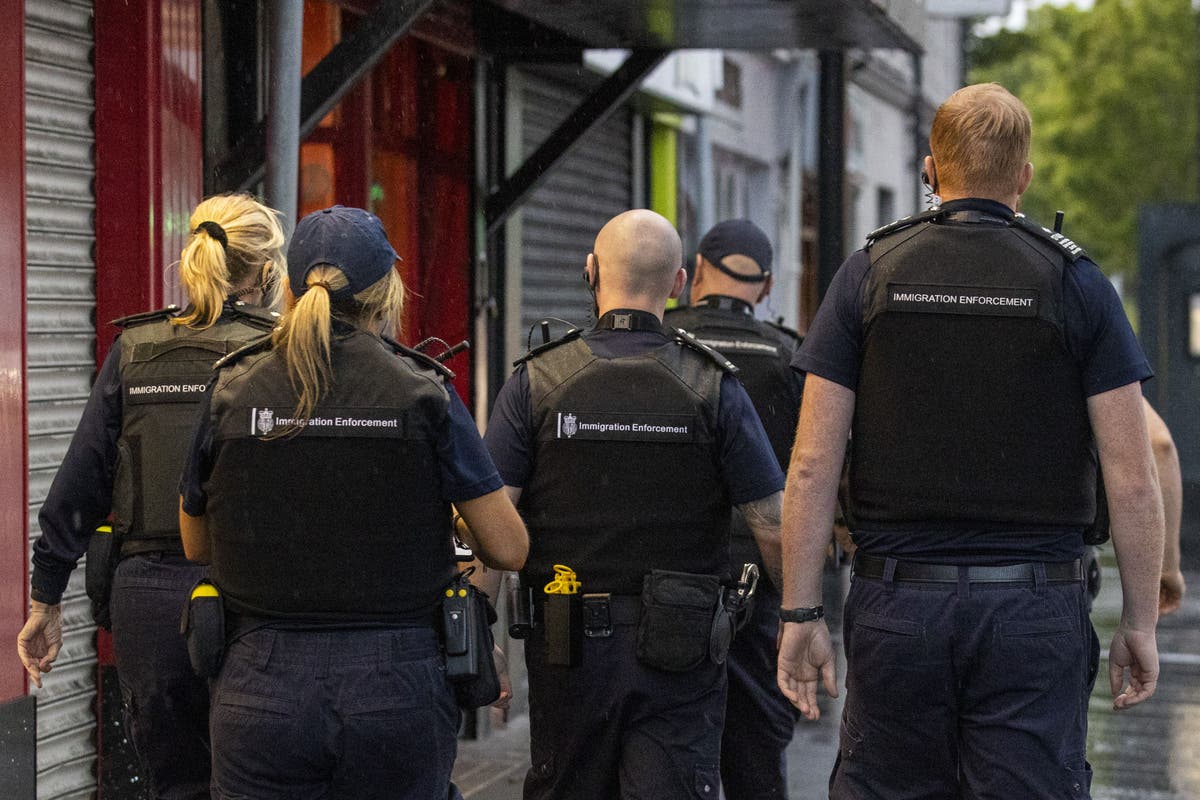 Week-long illegal working crackdown sees 75 detained | The Independent