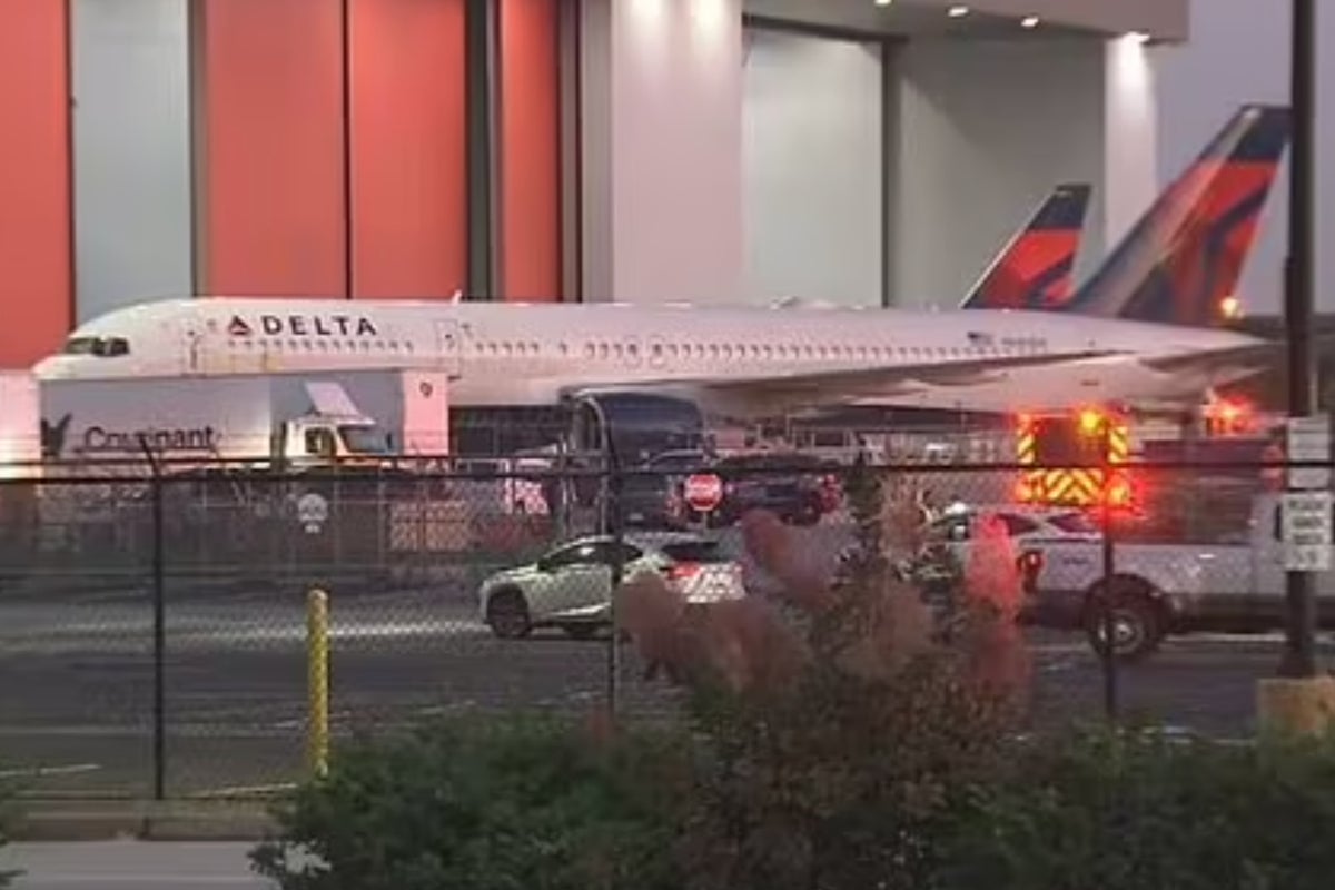 Two Delta workers killed and one injured after plane tire explodes at ...