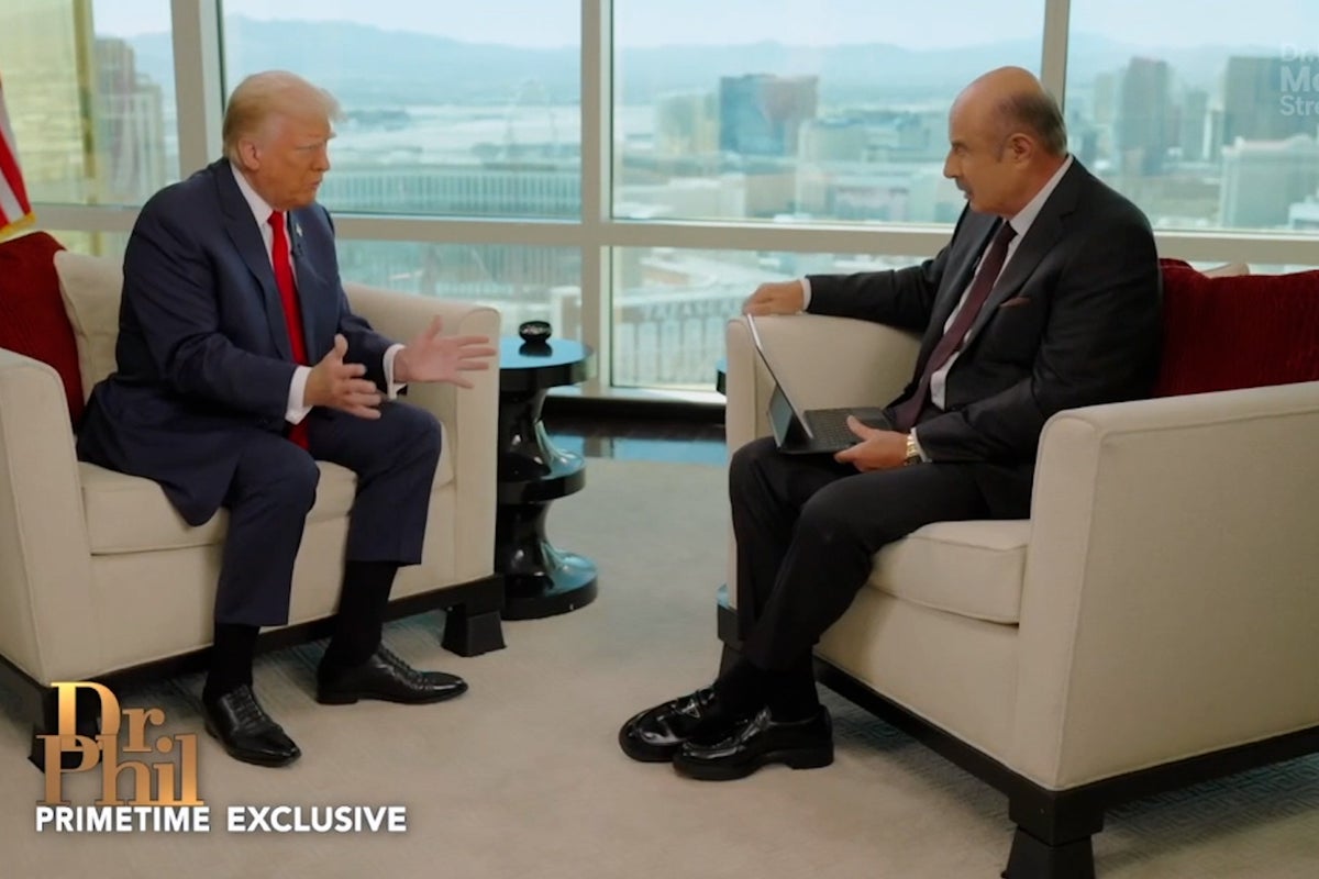 Trump’s big Dr Phil interview was a deluded rally with a one-person ...