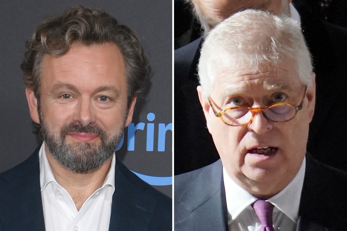 Michael Sheen says he looked at ‘hot’ throwbacks of Prince Andrew to ...