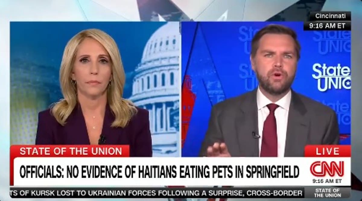 JD Vance appears to admit tale about Haitian immigrants eating pets is ...