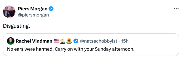 Piers Morgan reacts to ‘disgusting’ Rachel Vindman joke about latest ...