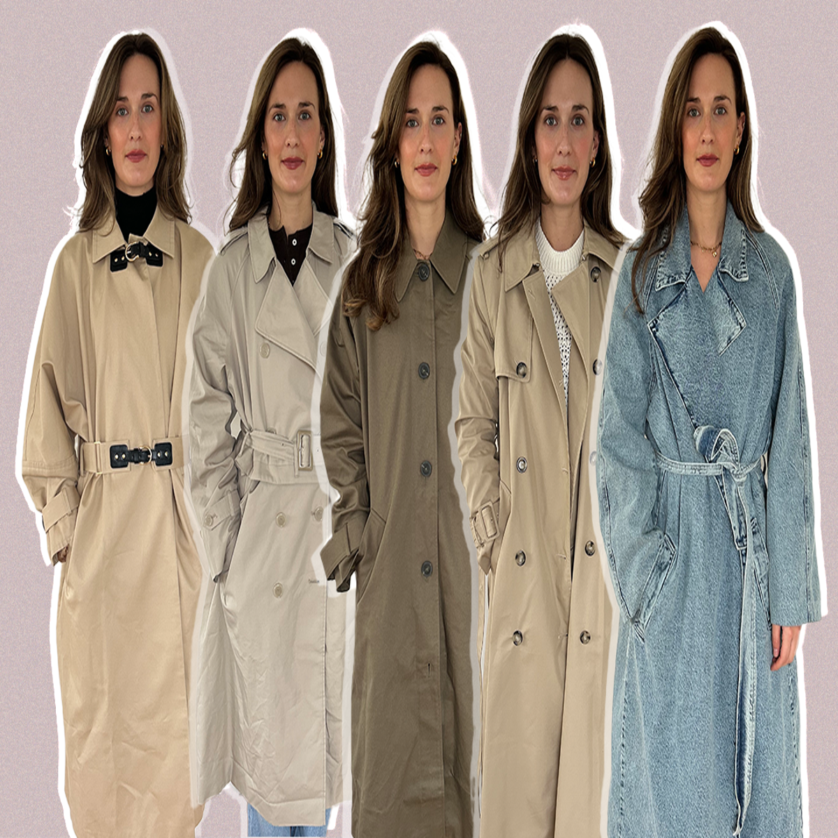 Floor Length Trench Coat STREET ONE Trenchcoat Voor Dames In Bruin